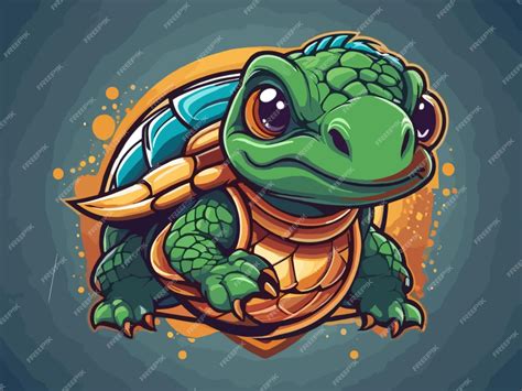 Premium Vector Turtle Mascot Vector On A White Background Premium Vector Turtle Mascot Vector On A White Background