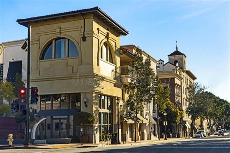 Scenic Old Town Of San Luis Obispo With Shopping Street In Historic