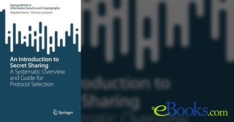 An Introduction To Secret Sharing By Stephan Krenn Ebook