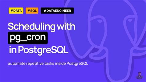 scheduling in postgresql using pg cron md anower hossain