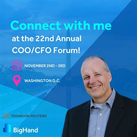Eric Wangler On Linkedin Looking Forward To Seeing Everyone At This Years Coo Cfo Forum In…