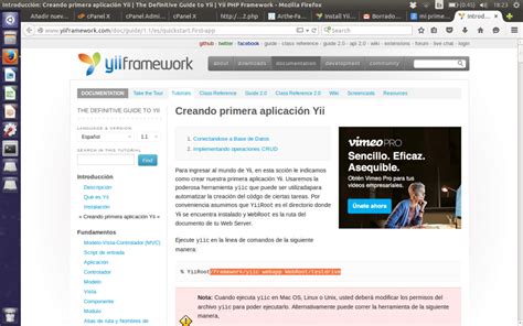 Instalar Yii En Xampp