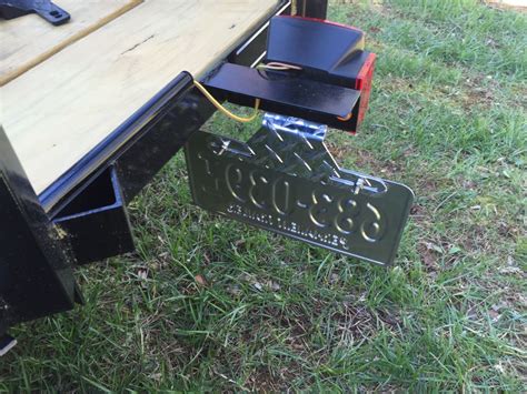 Ce Smith Trailer License Plate Bracket Tail Light Mount Aluminum