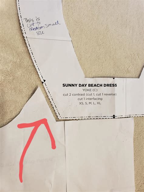 Help Attaching Yoke To Dress Rsewing