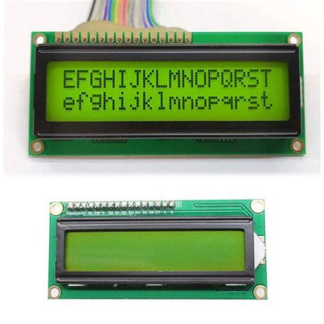 lcd1602a 5v 1602 module green screen 16x2 character lcd display module