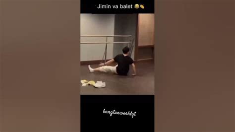 Jimins Ballet 🩰🤣 Jimin Bts Ytshorts Kpopedit Btskpop Btsarmy Funny Cute Cutejimin
