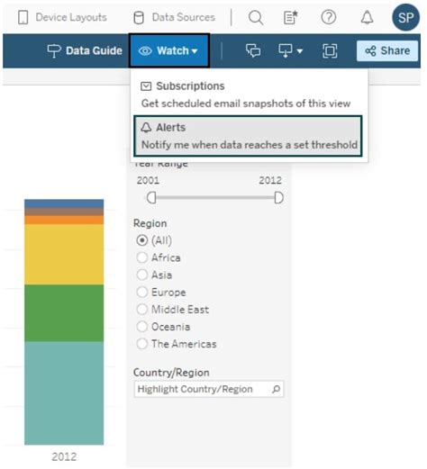 tableau alerts definition examples types how to set up