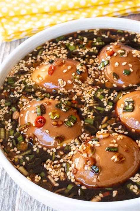 Korean Marinated Eggs Mayak Eggs For The Love Of Cooking Korean