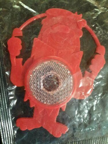 1970s Post Fruity Pebbles Barney Rubble Bike Reflector Vtg Cereal Premium Nos 4542390425