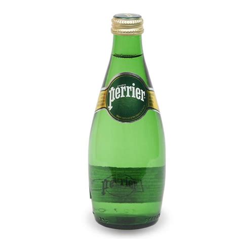 Perriersparkling Natural Mineral Water Glass Bottle 330ml Bd