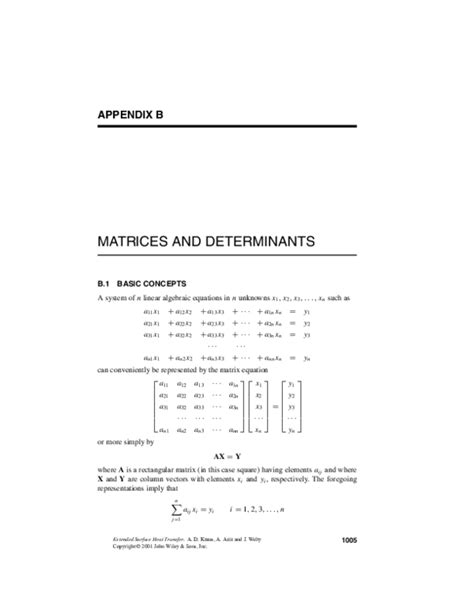 pdf appendix b matrices and determinants
