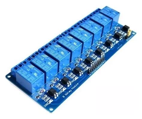 módulo relé 8 canais 5v arduino pic led raspberry esp32 r 47 em
