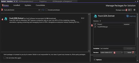 create an automated file merging service using foxit pdf sdk foxit