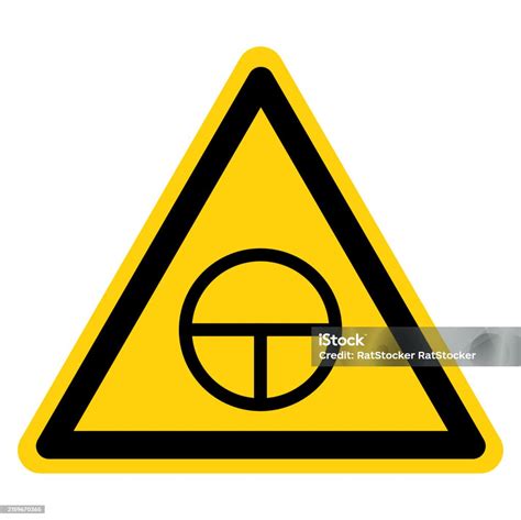Warning On Off Pushbutton Symbol Sign Vector Illustration Isolate On