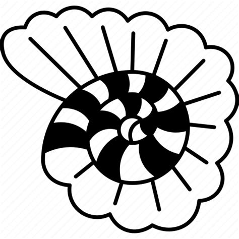 Fossil Shell Ammonite Prehistoric Archaeology Icon Download On