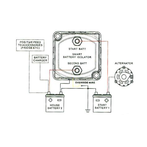 12v Battery Switch Sensitive 140 Amp Battery Isolator Kit For Boats