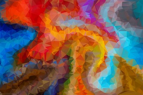 Background Low Poly Triangular Polygon Pattern 2878289 Vector Art At