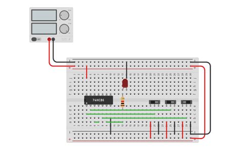 Circuit Design Evenparitygenerator Tinkercad