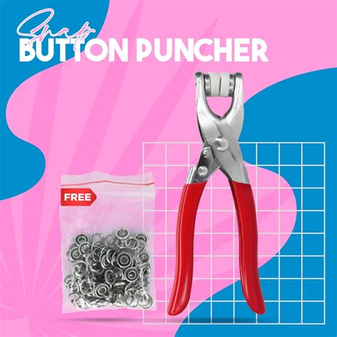 Metal Snap Button Kit W 25sets Button Shopee Philippines