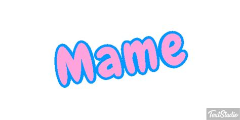 Mame Name Animated  Logo Designs