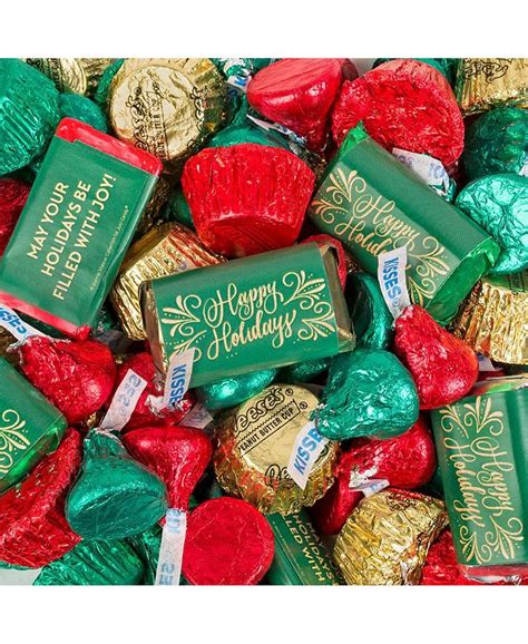 Just Candy 118 Pcs Christmas Candy Hersheys Chocolate Mix 1 75 Lb Macys