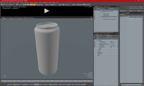 Energy Beverage Can Mockup 310ml 3d Model 24 3ds Blend C4d Fbx Max Ma Lxo Obj Free3d