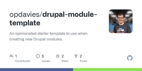 Github Opdaviesdrupal Module Template An Opinionated Starter Template To Use When Creating
