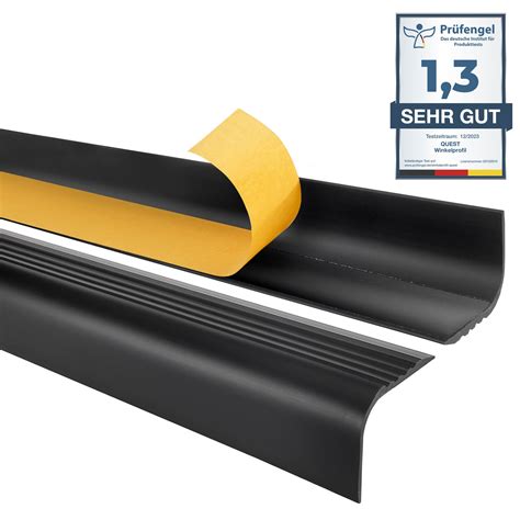 Quest Nez De Marche Pvc 52x40mm 1m Profilé Descalier Rgpt Auto