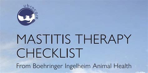 Reviewing Mastitis Treatment Protocols Farmacy