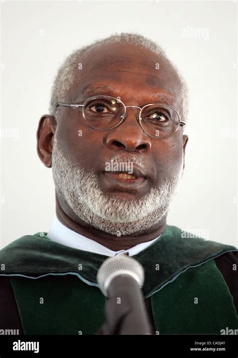 Dr David Satcher A Former Us Surgeon General Delivers The Commencement Address At Charles