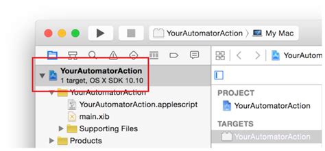 Technical Note Tn2322 Building A Cocoa Applescript Applescriptobjc Automator Action