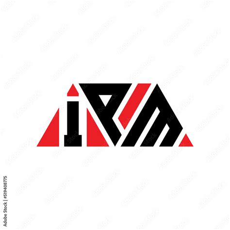 Ipm Triangle Letter Logo Design With Triangle Shape Ipm Triangle Logo