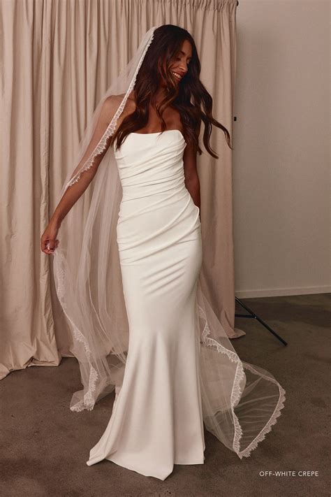 Phoebe Strapless Wedding Dress Grace Loves Lace Au