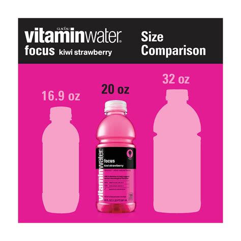Buy Vitaminwater Focus Kiwi Strawberry Nutrient Enhanced Flavored Water