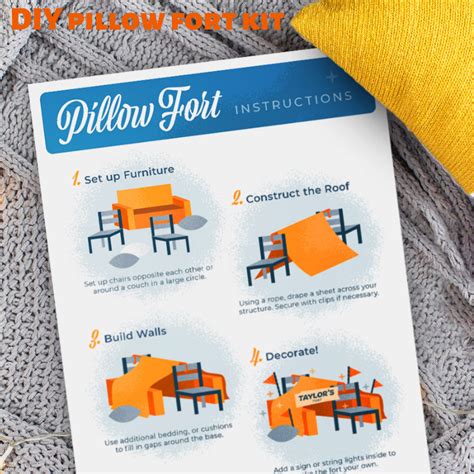 Diy Pillow Fort Kit Keeping It Real
