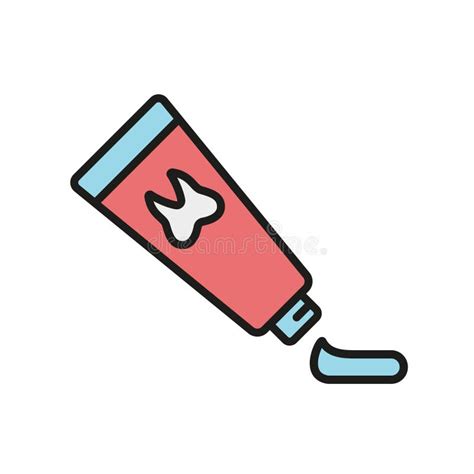 Tooth Paste Icon Vector Basic Design Simple And Modern Stock Vector