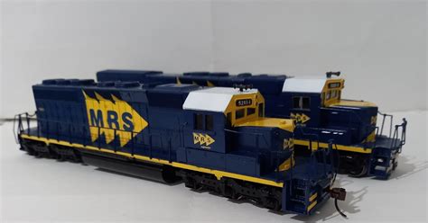 Models Ferrovias Brasil Locomotiva Sd45 Mrs Numero 5306 9 Escala Ho