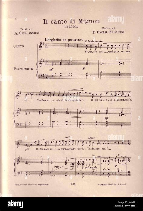 Mignon 11 Refers To A Specific Work Or Composition Possibly A Part Of A Larger Musical Or