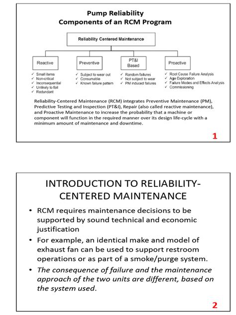 Part 7 Rcm Pump Reliability 33 Pdf Pump Reliability Engineering