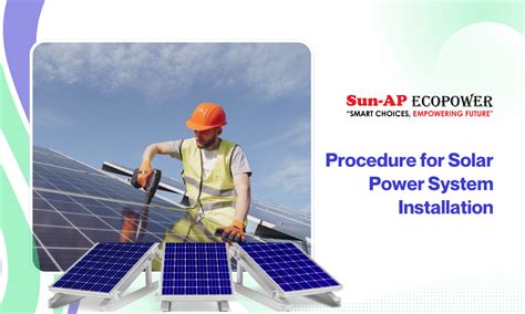 Procedure For The Installation Of A Solar Power System