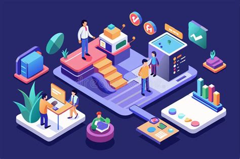 Customizable Onboarding Features Illustrated In Isometric Style To Enhance User Experience And
