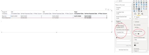 Matrix Columns How To Filter By Only One Microsoft Fabric Community