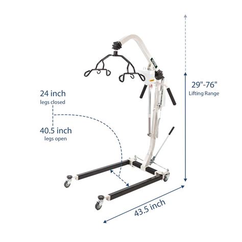 Patient Lift Hoyer Joerns Hpl402 Electric Transfer Lift