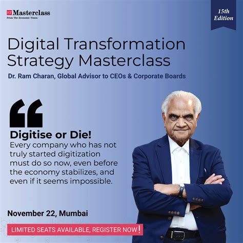 Etmasterclass On Linkedin Ramcharan Innovations Disruptions Digitalization Business