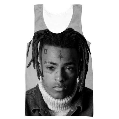 Black And White Xxxtentacion Tank Top And8211 Xxxtentacion Clo Inspire