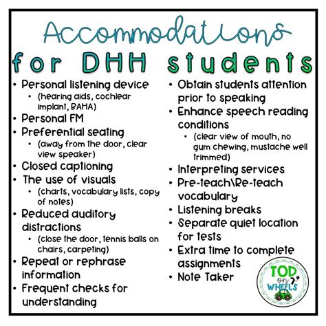 What Are Classroom Accommodations At Robert Hambright Blog