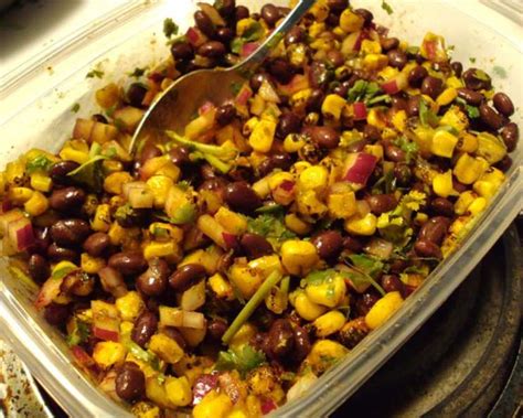 Black Bean Salad With Lime Cumin Dressing Recipe Chefs Resource Recipes