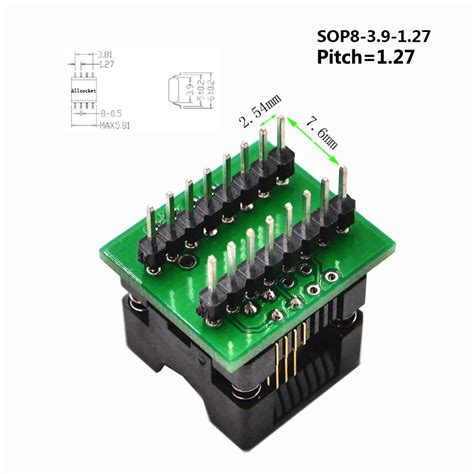 Allsocket Com Sop8 Soic8 So8 Socket Ots8 16 1 27 03 Socket Sop8 3 9 1 27 Socket High Quality