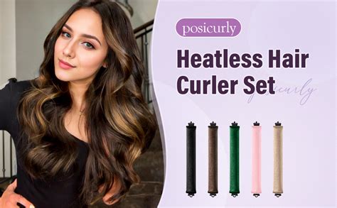 Overnight Hair Curlers Heatless Curls 6 Pcs No Heat