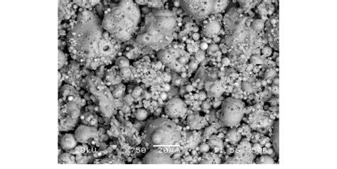 Scanning Electron Microscope Result For Fly Ash Download Scientific